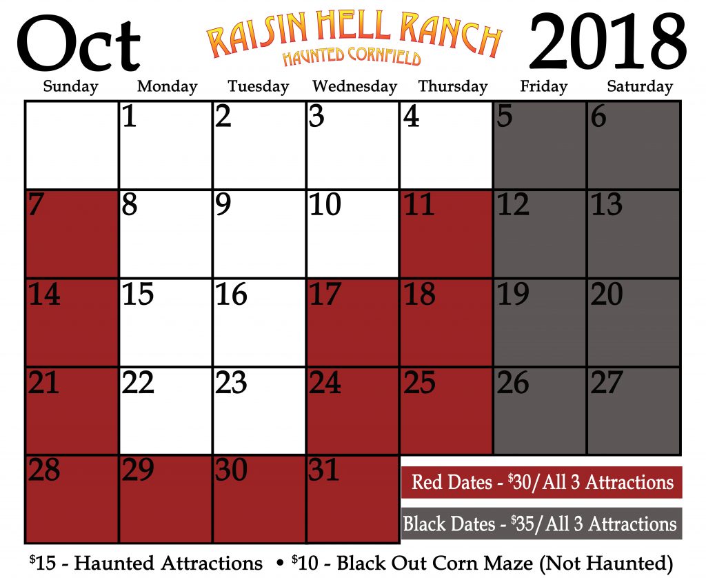 Raisin Hell Ranch Attractions